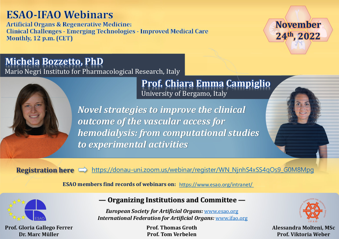 Webinar November 24th, 2022 – ESAO